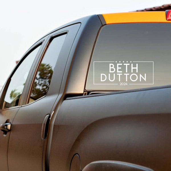 Beth Dutton Car Stickers - Etsy Canada
