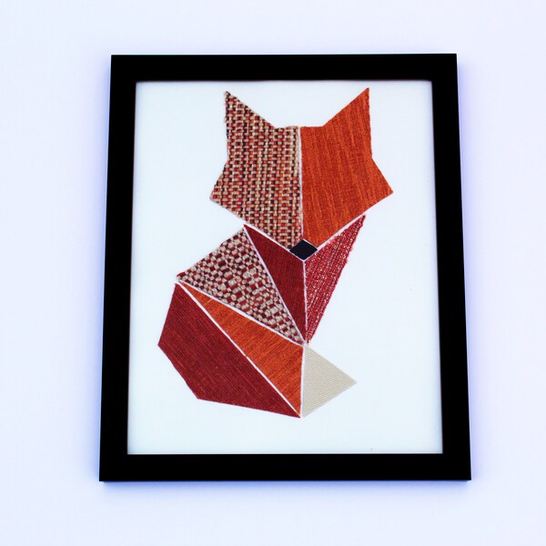 Geometric Fox - Etsy