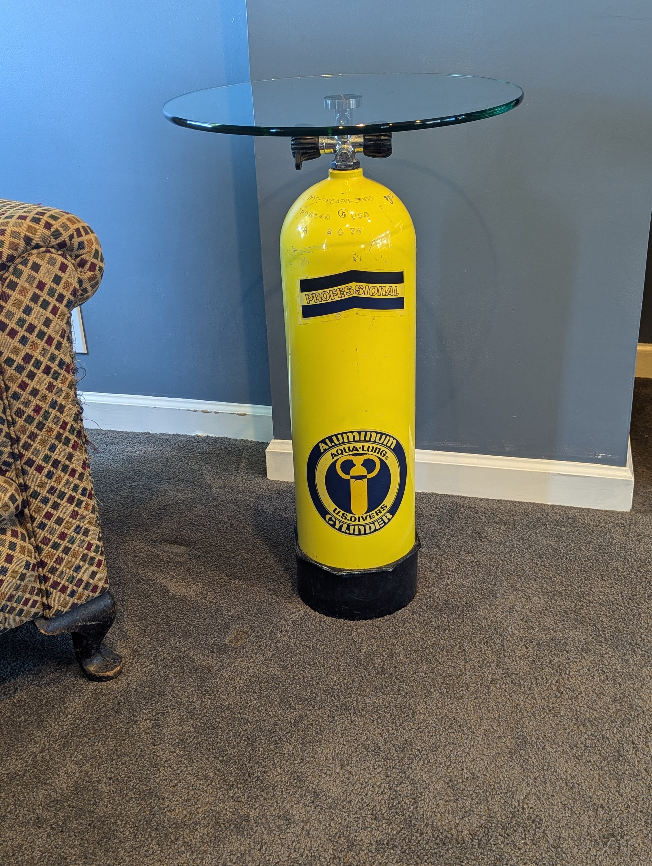 SCUBA Tank Table - Etsy