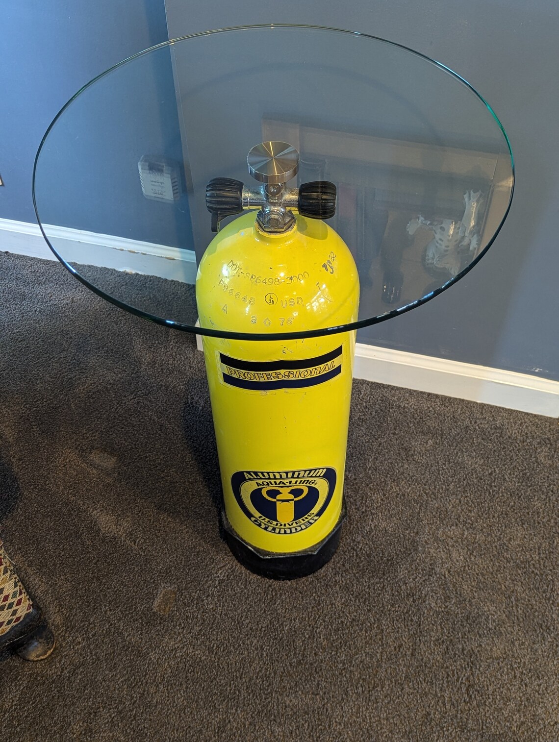 SCUBA Tank Table - Etsy