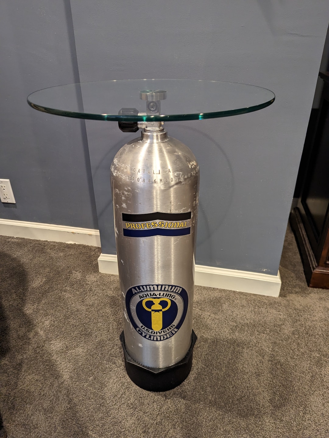 SCUBA Tank Table - Etsy