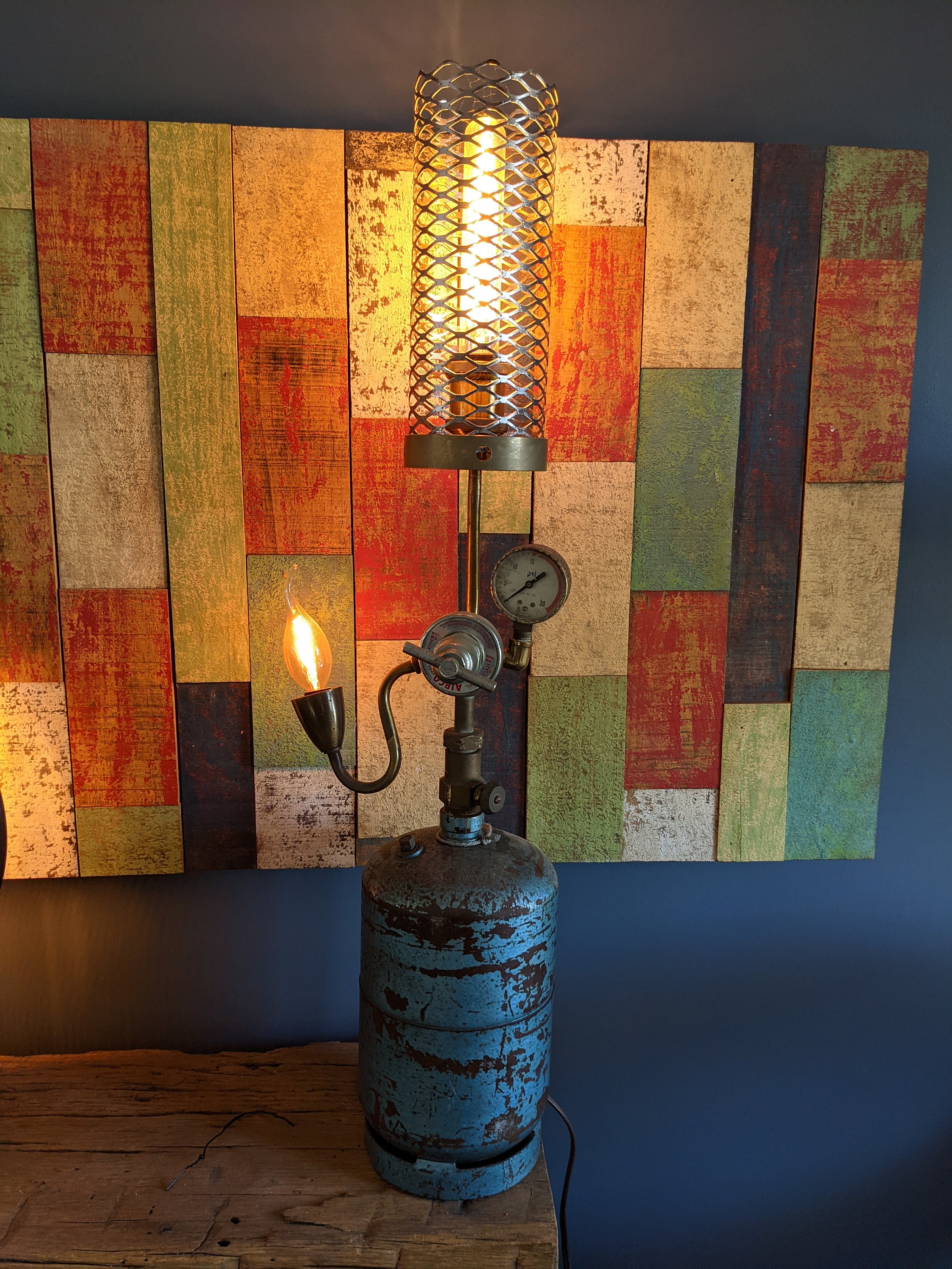 Propane Torch Lamp - Etsy