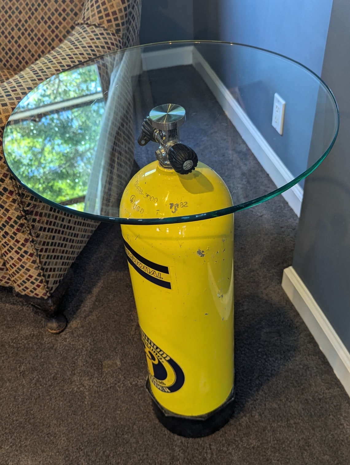 SCUBA Tank Table - Etsy