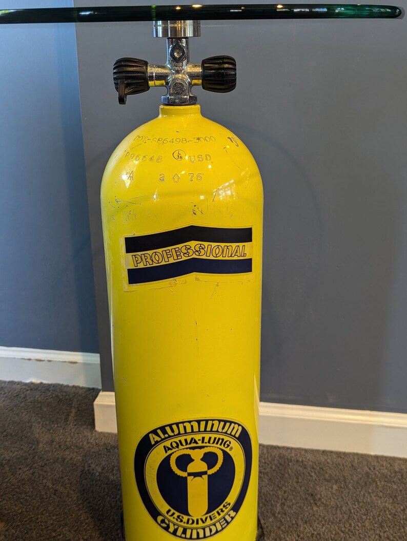 SCUBA Tank Table - Etsy