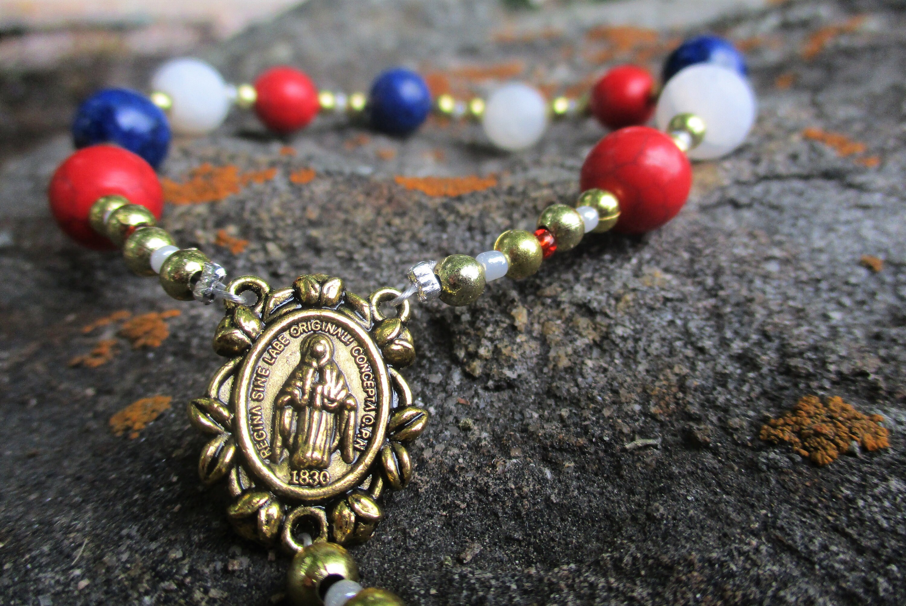 Single Decade and Full Rosary Styles Available! American Flag ...