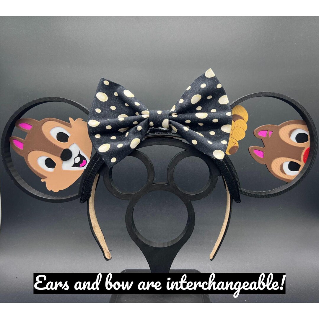 Chip and Dale Rescue Rangers Custom Mickey Ears Headband or Hat - Etsy