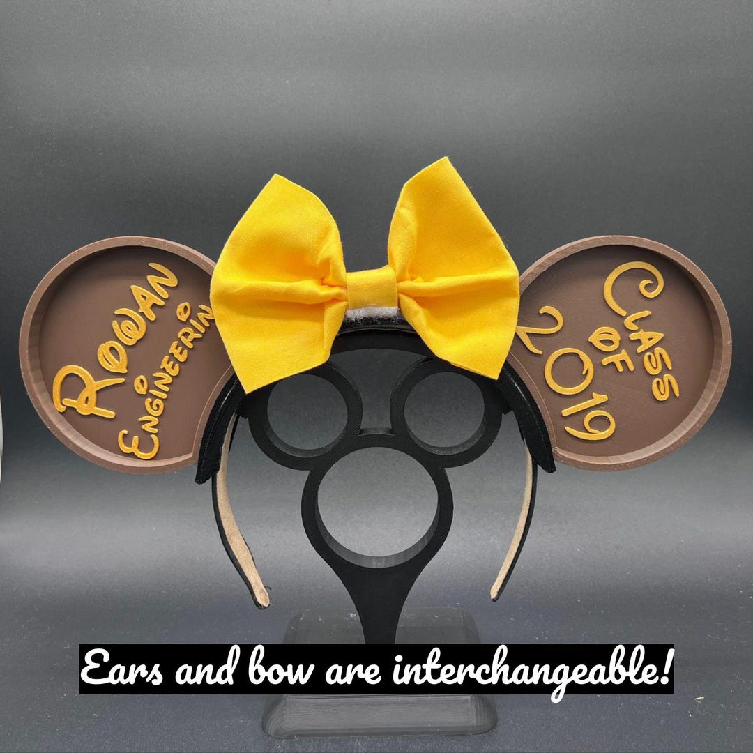 Personalized Custom Mickey Ears Headband or Hat - Etsy