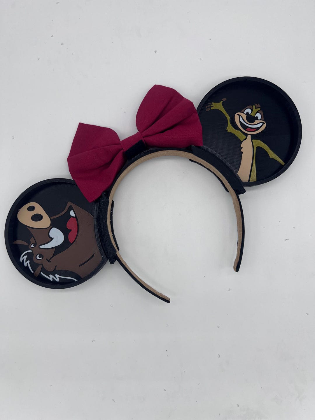 Timon and Pumbaa Mickey Ears Headband/hat - Etsy