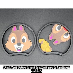 Chip and Dale Rescue Rangers Custom Mickey Ears Headband or Hat - Etsy