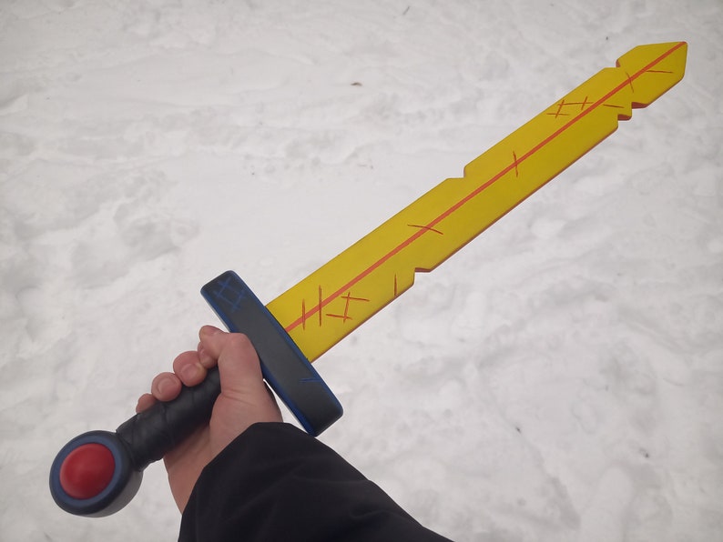 Scarlet Sword Based on Adventure Time Cartoon. Made to Order. | Etsy UK