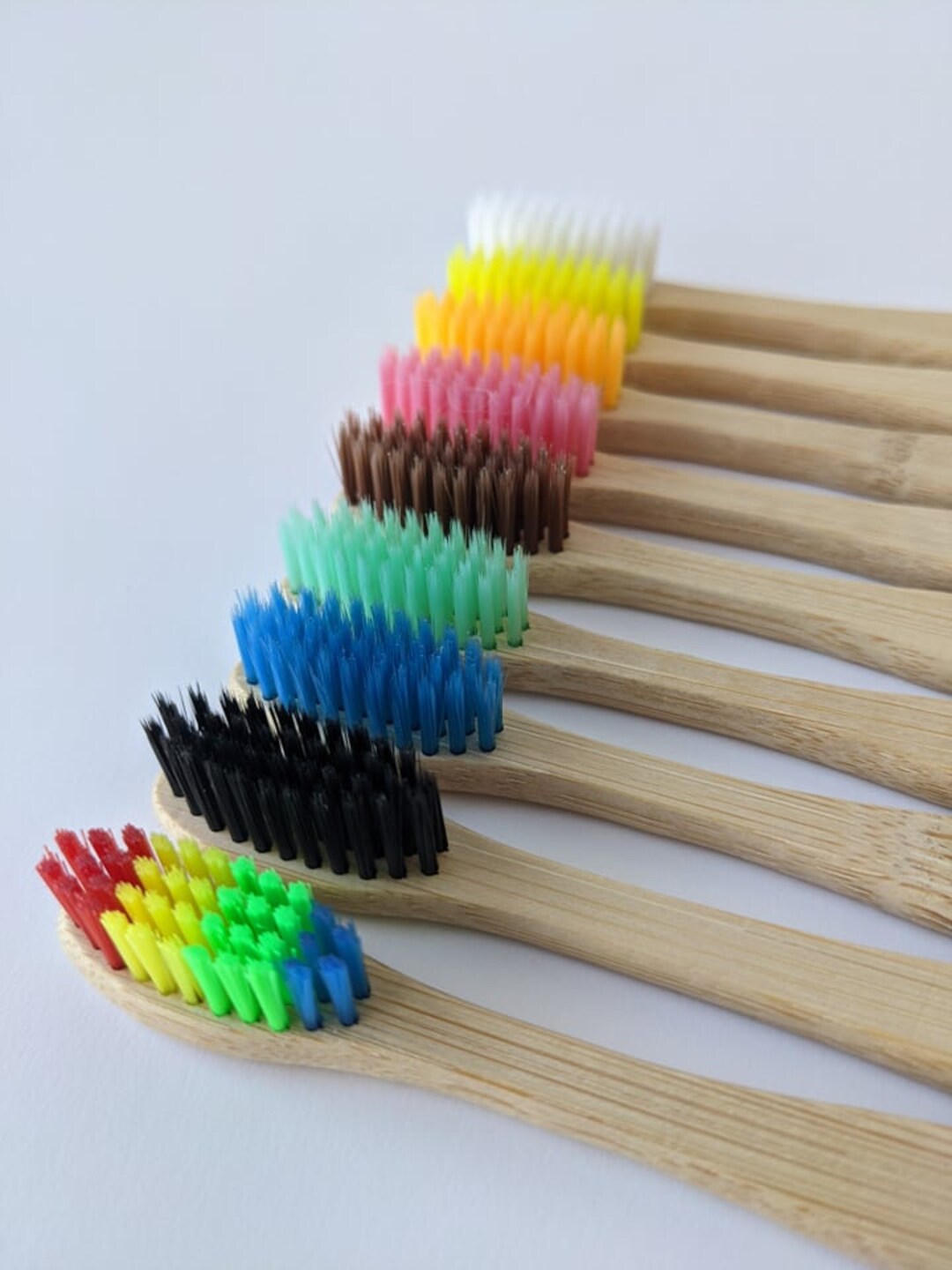Eco Friendly Bamboo Toothbrushes, Personalized Toothbrush, Custom Name ...