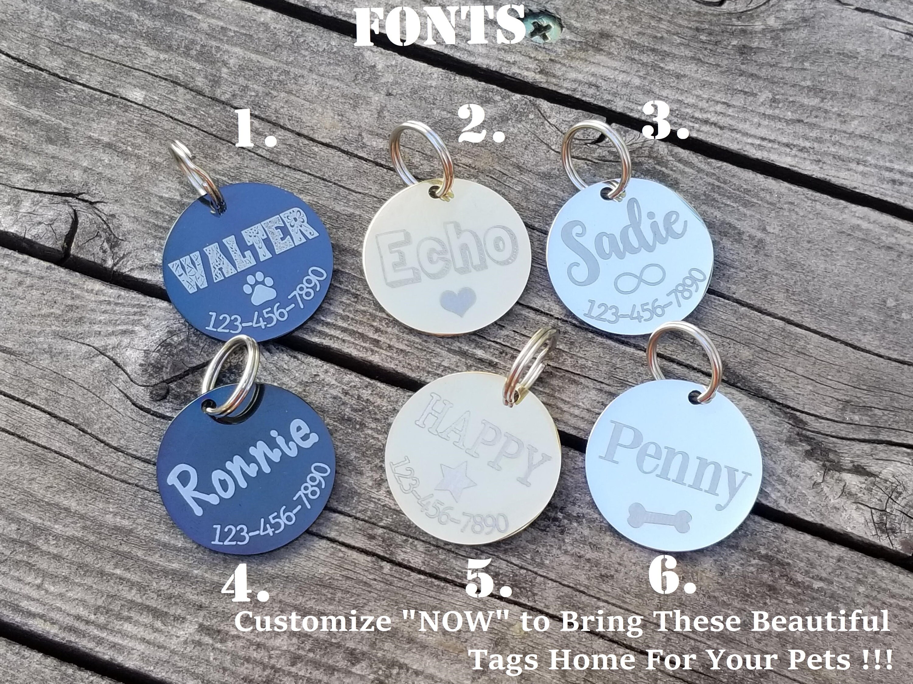 Dog Tag Dog Tags Dog Tags for Dogs Personalized Dog Tag - Etsy