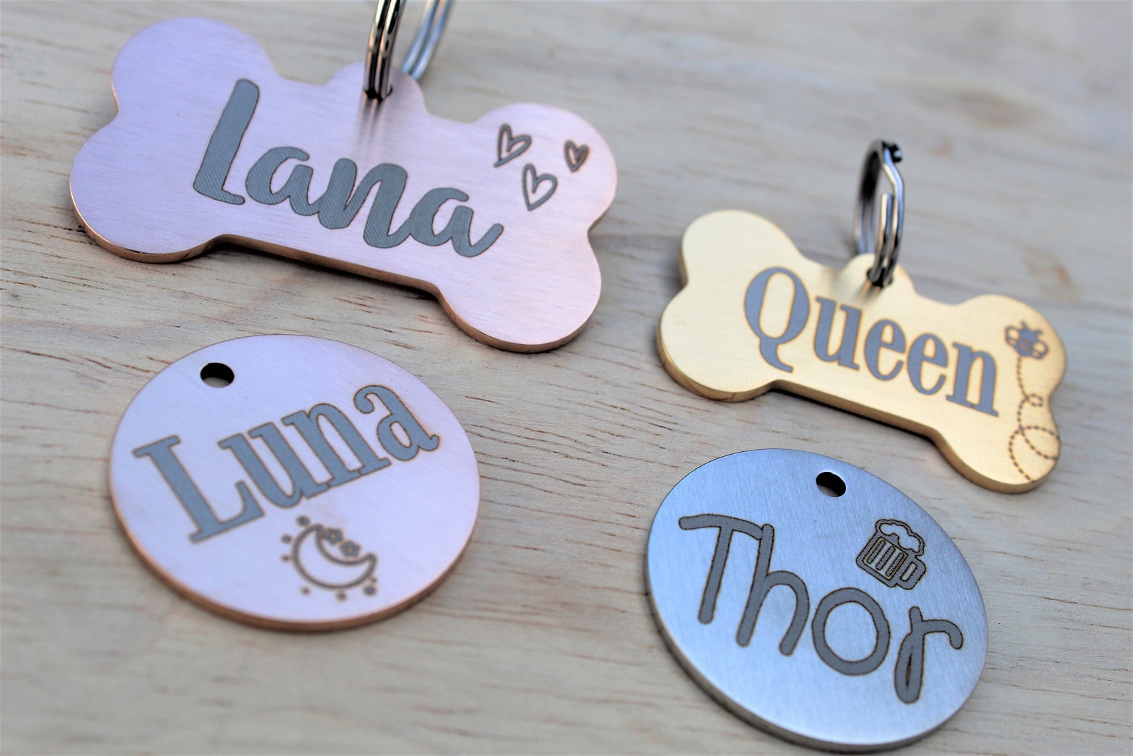 Dog Tag Dog Tags Dog Tags for Dogs Personalized Dog Tag - Etsy