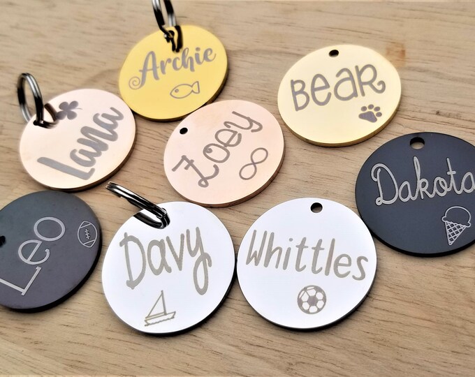 Dog Tag Dog Tags Dog Tags for Dogs Personalized Dog Tag | Etsy