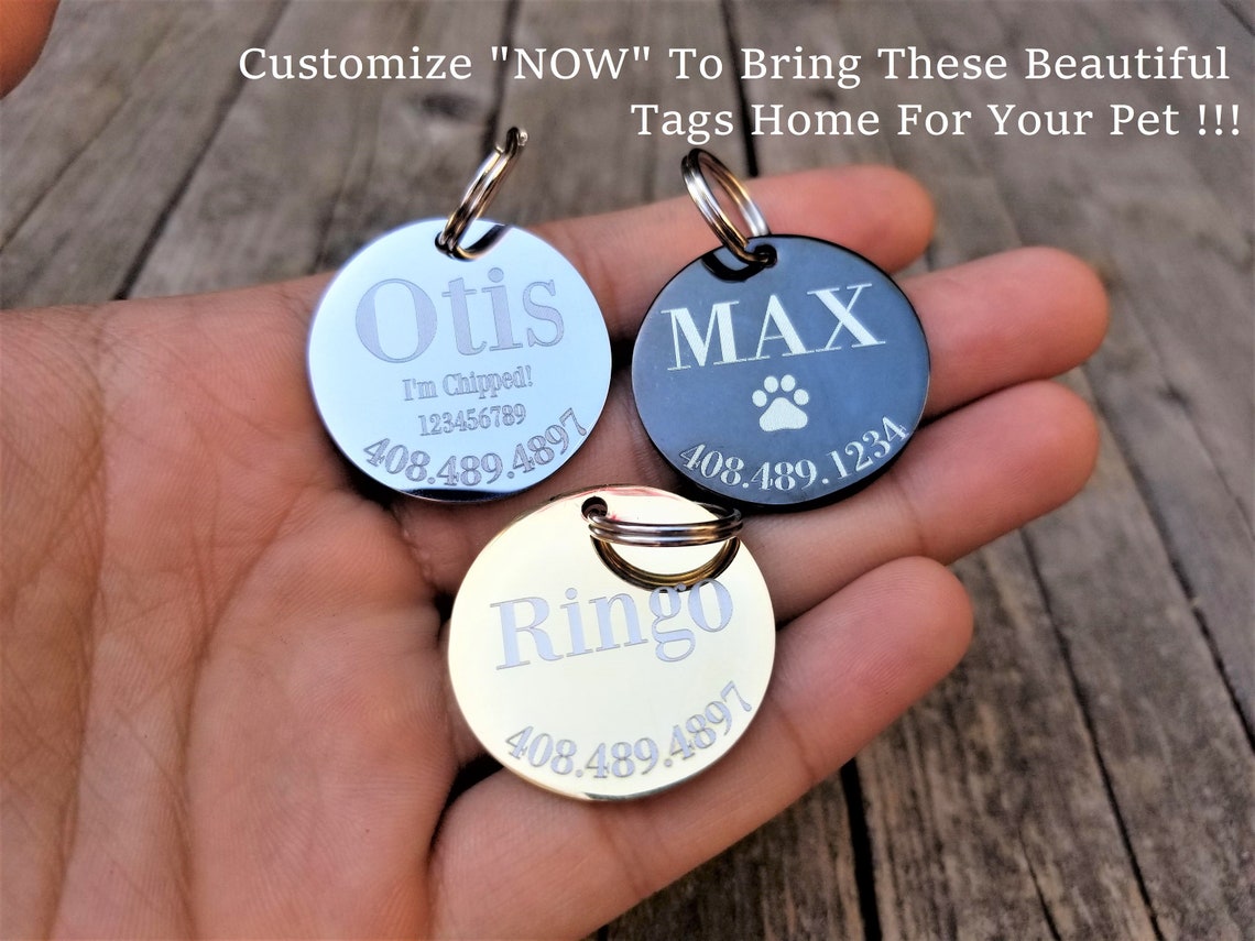 Dog Tag Dog Tags Personalized Dog Tag Pet Tag Dog ID Tag - Etsy