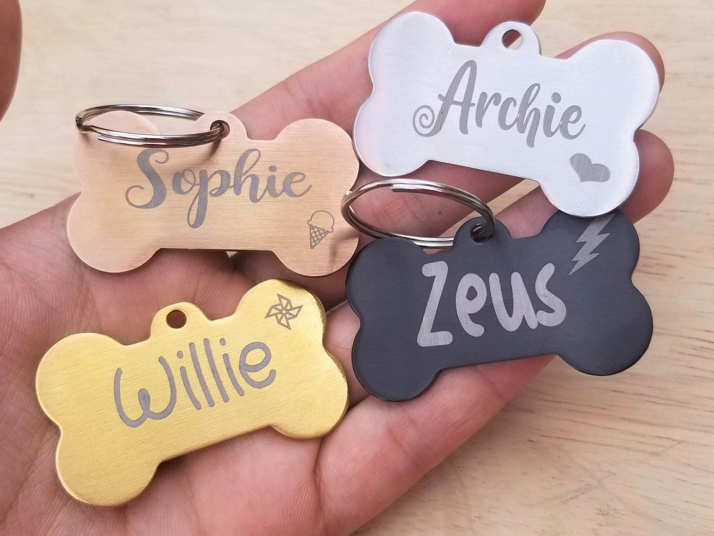 Dog Tag Dog Tags Dog Tags for Dogs Personalized Dog Tag - Etsy
