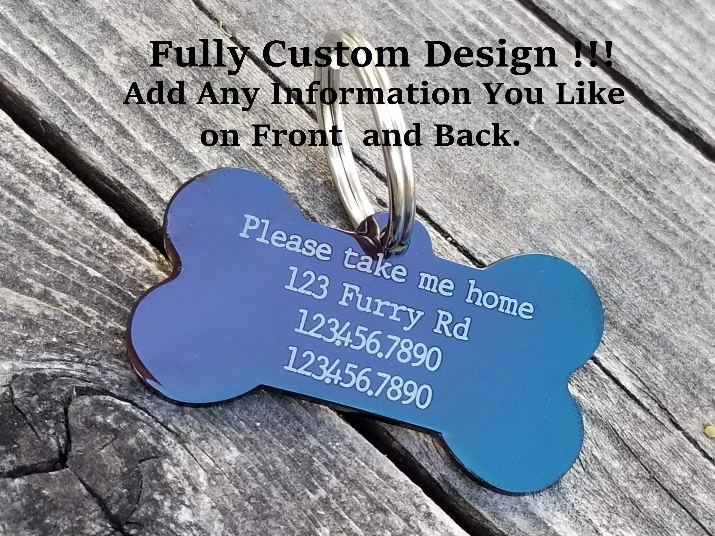 Dog Tag Dog Tags Dog Tags for Dogs Personalized Dog Tag - Etsy