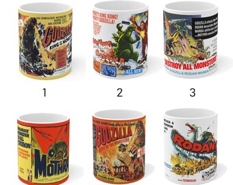 Godzilla Coffee Mug - Etsy
