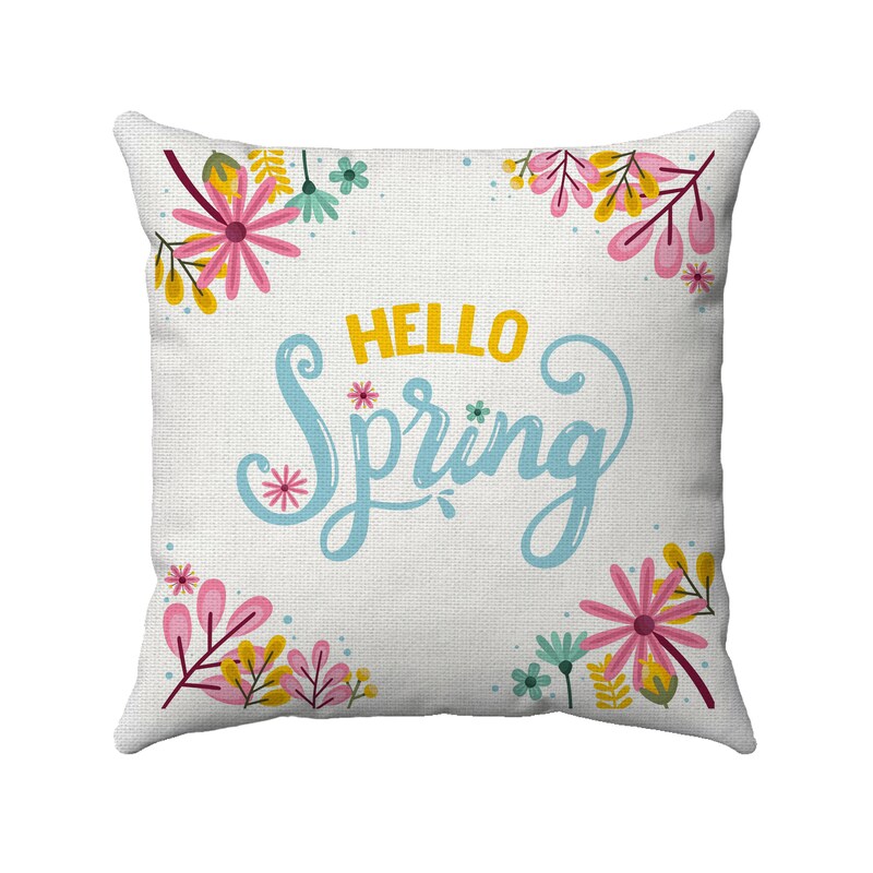Spring Pillow - Etsy