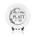 Personalized Monogram Plate Family Name and Marriage Year Custom Plate ...