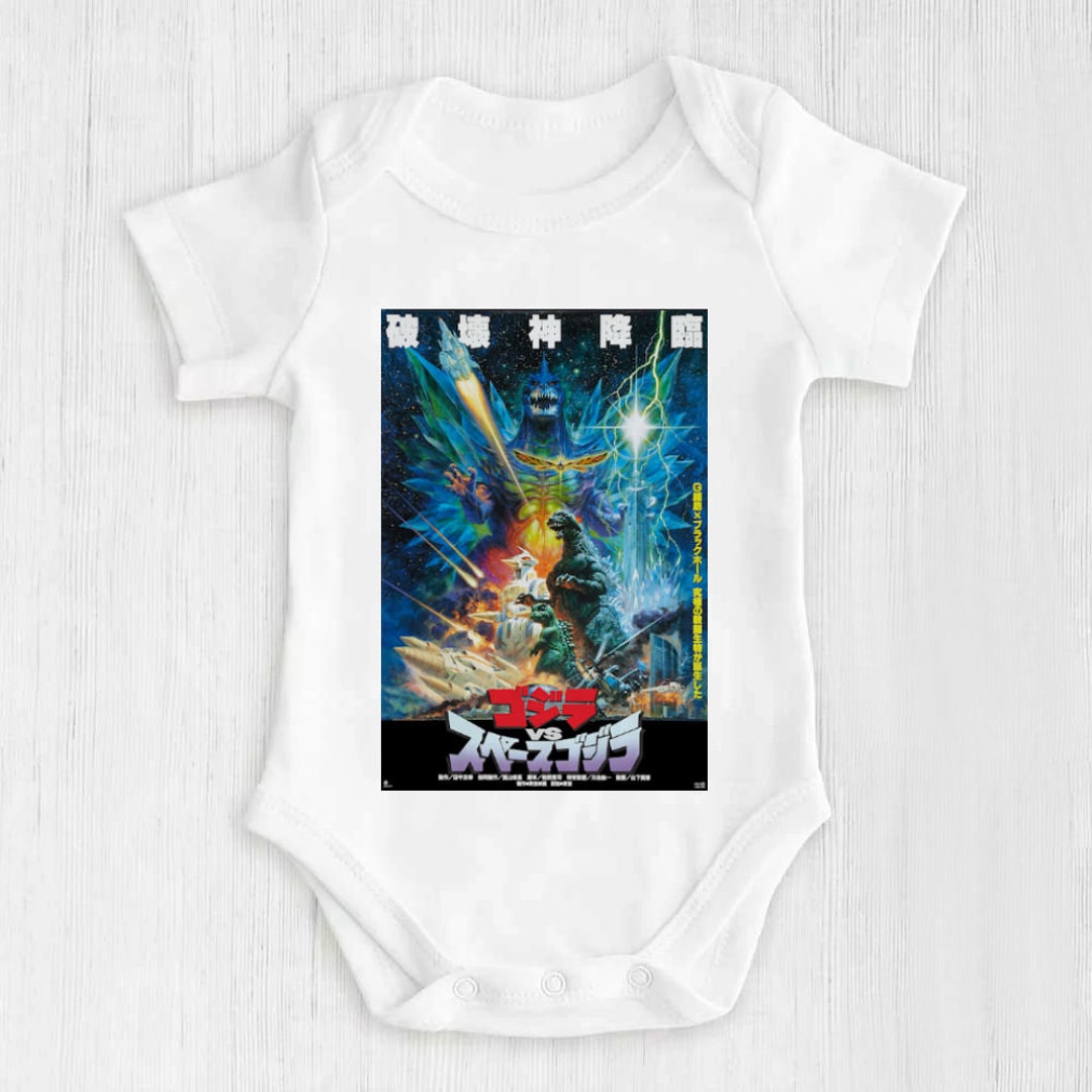 Godzilla Movie Poster Onesie® 9 Designs Kaiju Onesie Godzilla Baby ...