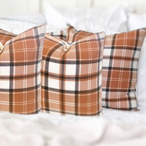Autumn Harvest Tartan Plaid Pillow - Fall Plaid Pillow - Autumn Home ...