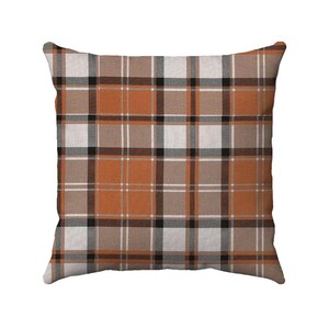 Autumn Harvest Tartan Plaid Pillow - Fall Plaid Pillow - Autumn Home ...