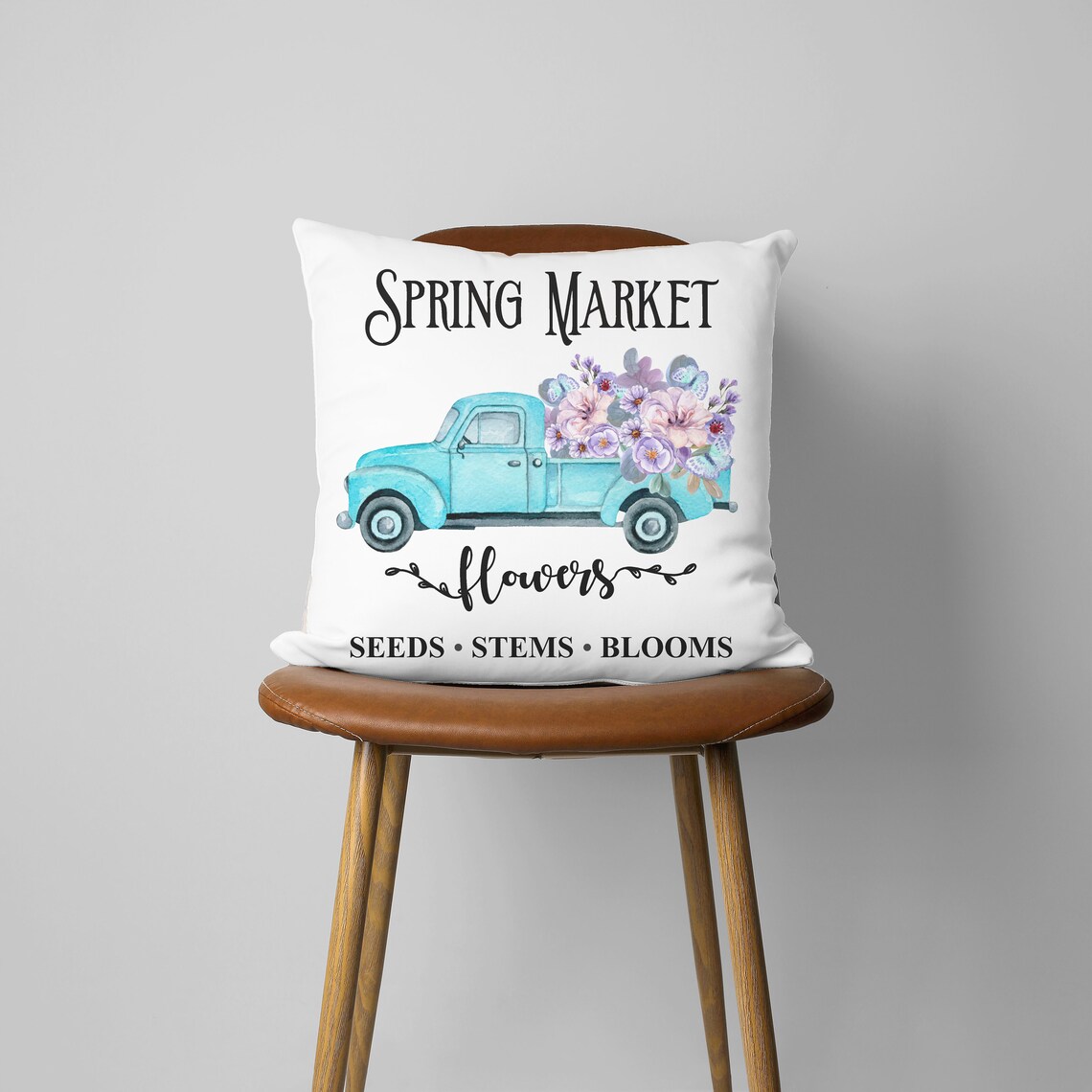 Spring Inspired Pillow Spring Pillow Spring Market - Etsy