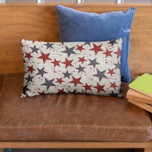 Constitution Stars Pillow Cover - Patriotic Pillow Cover - Memorial Day ...