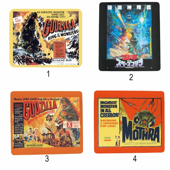 Godzilla Mouse Pads Godzilla Movie Posters Vintage | Etsy