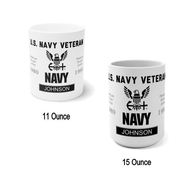 Navy Military Coffee Mug - Etsy