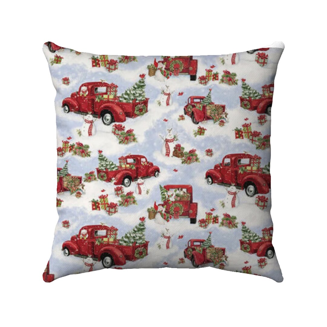Christmas Pillow Cover - Susan Winget Christmas Pillow - Farmhouse ...