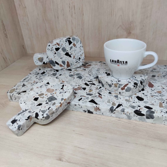 Home Décor Home & Living Italian terrazzo stone tray real terrazzo ...