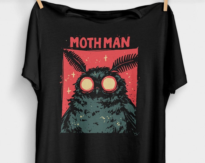 Cryptid Mothman T-shirt | Weirdcore West Virginia | Oddly Specific Meme ...