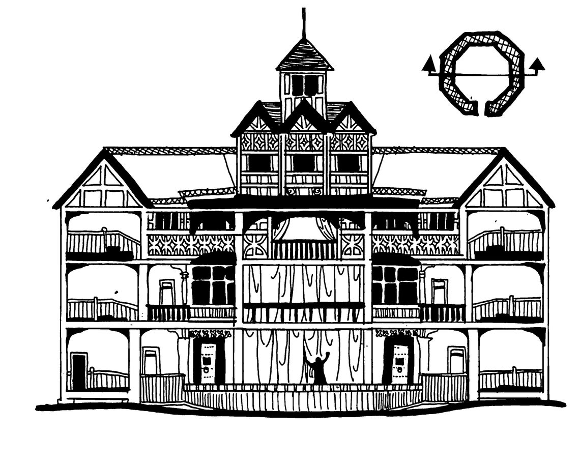 Shakespeare Globe Theatre 8x10 Art Print London Art Print | Etsy