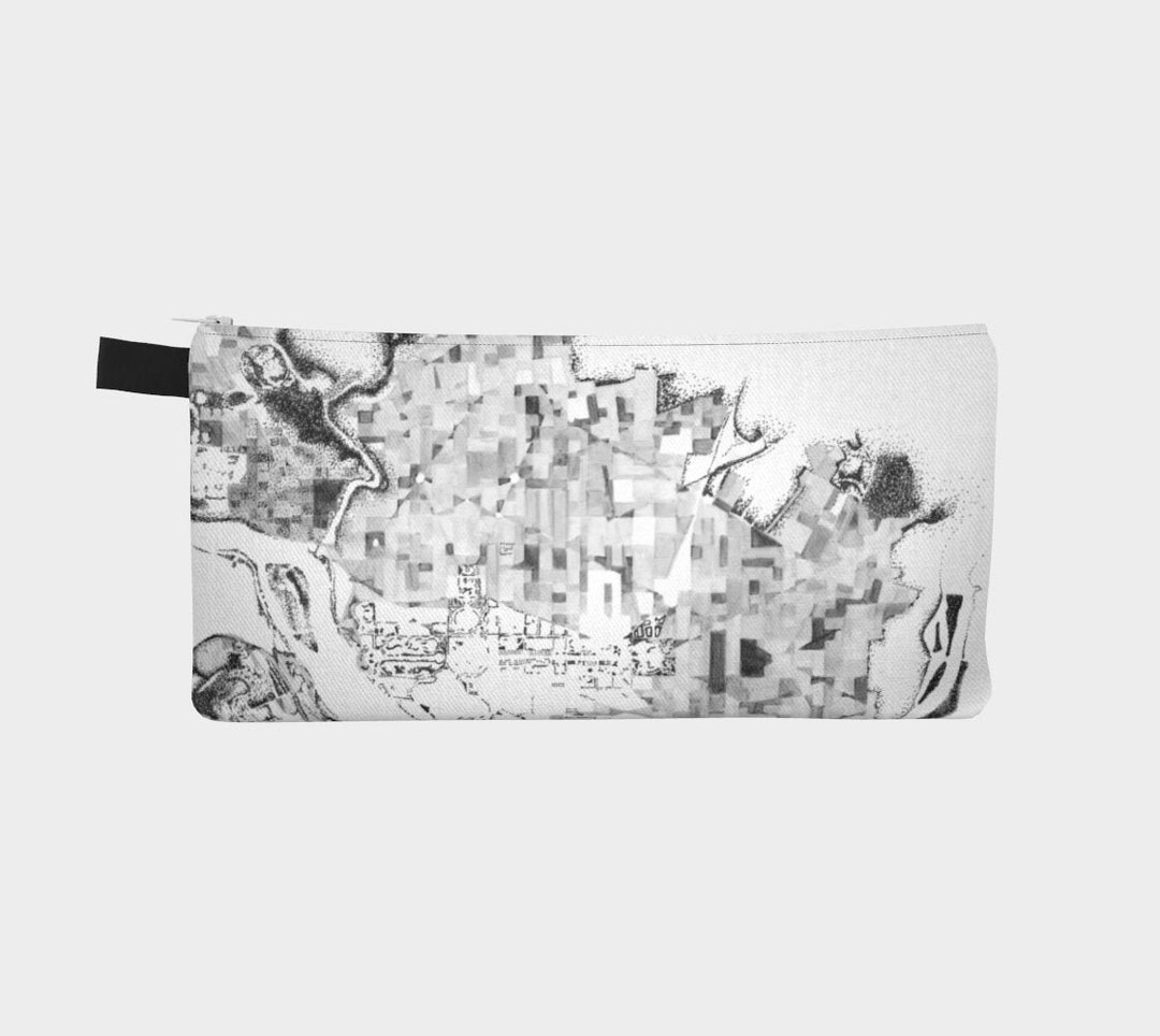 Georgetown Map Pencil Case Washington DC Pencil Case Art Print Pencil ...