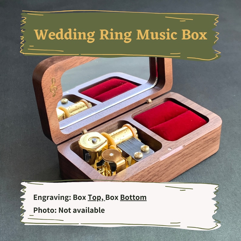 Custom Melody Music Box / Personalized Music Box With a Custom - Etsy