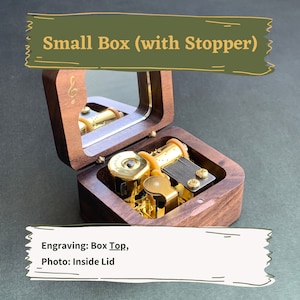 Custom Melody Music Box With Personalized Engravings and Customizations ...