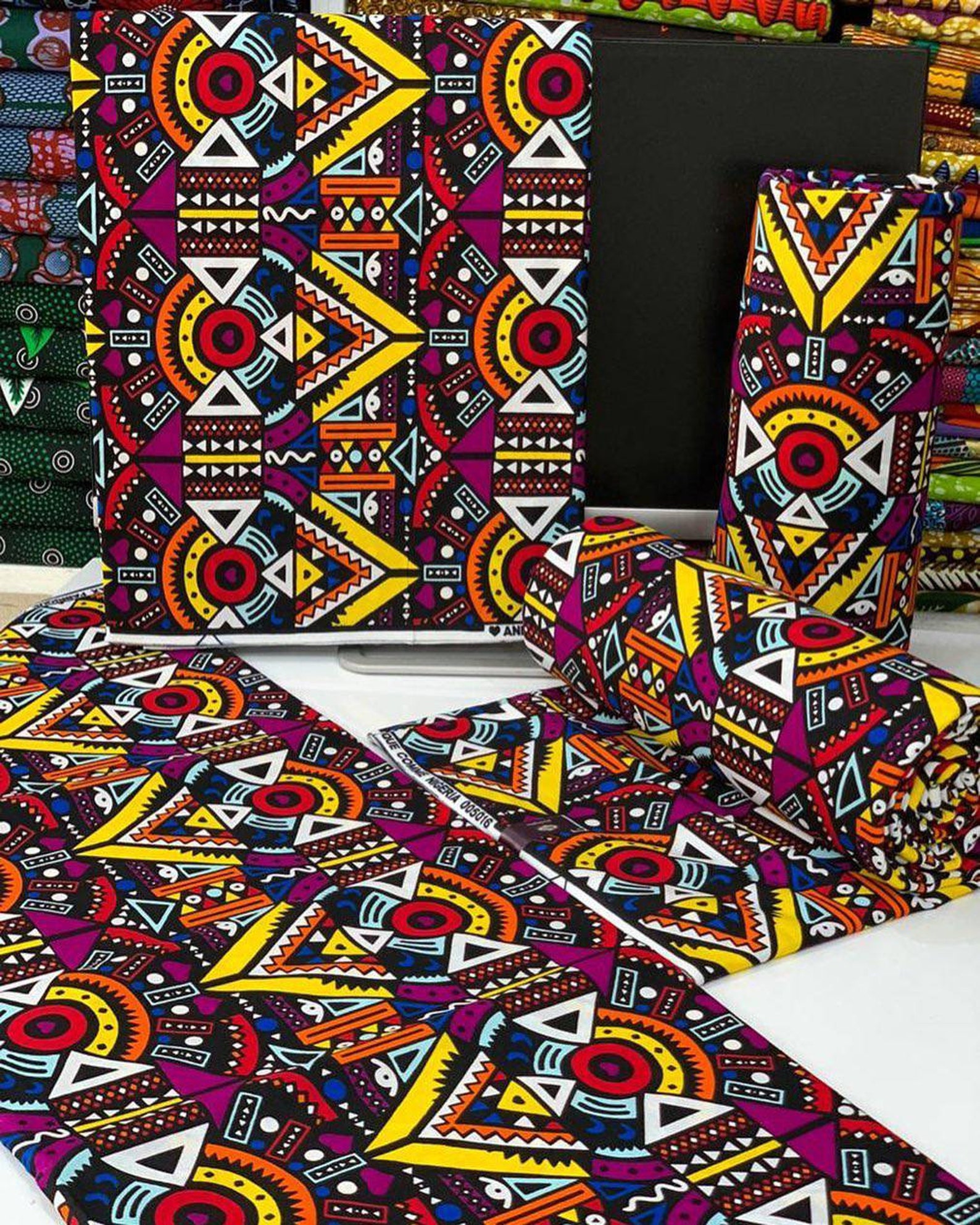 Ankara Print Fabrics Kinte Wax Fabric African Print Wax Etsy