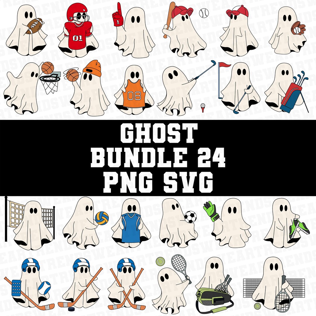 Ghost Bundle Svg, Ghost Bundle Png, Ghost Halloween Svg, Ghost ...