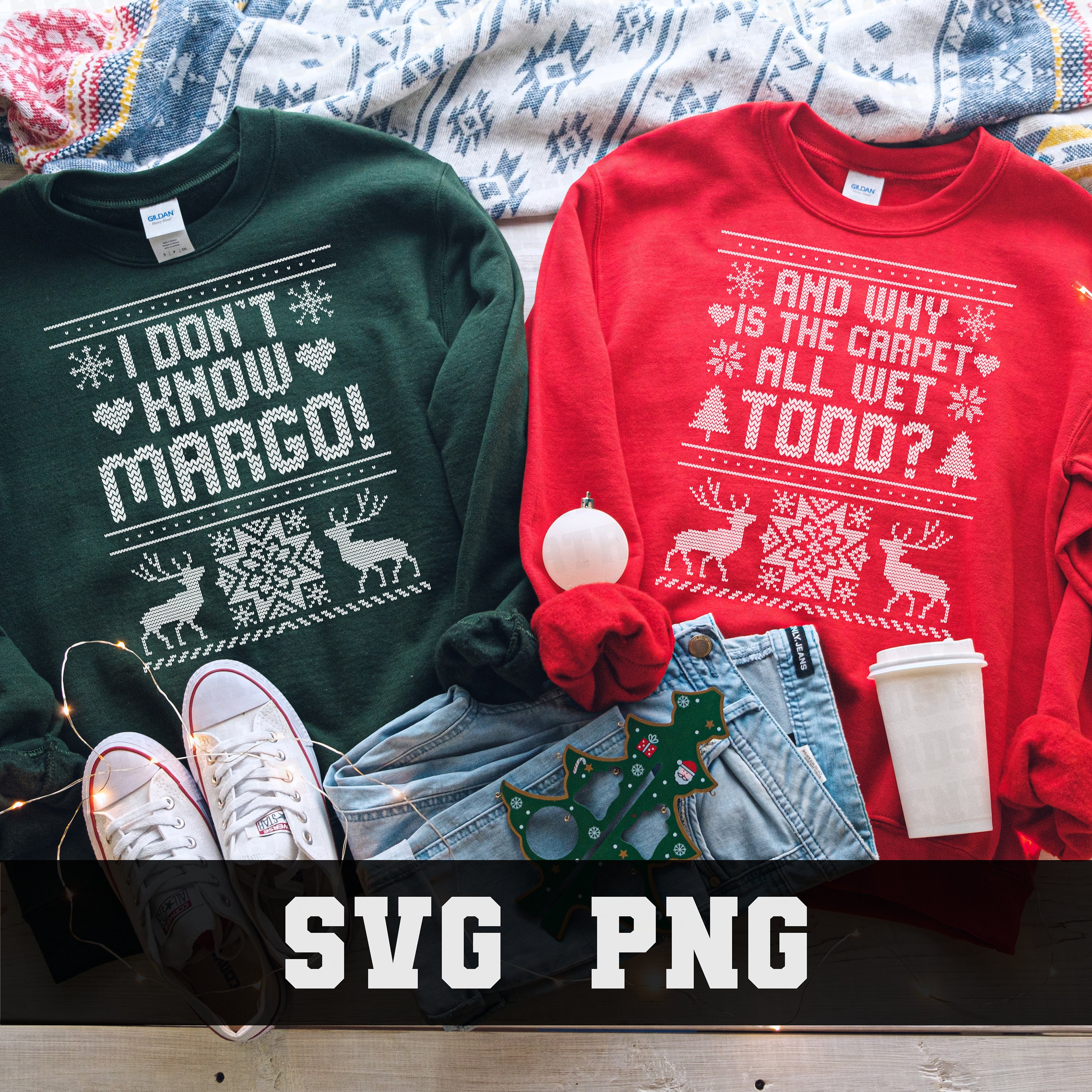 Todd and Margo, Todd and Margo Png, Todd and Margo Svg, Christmas Svg ...