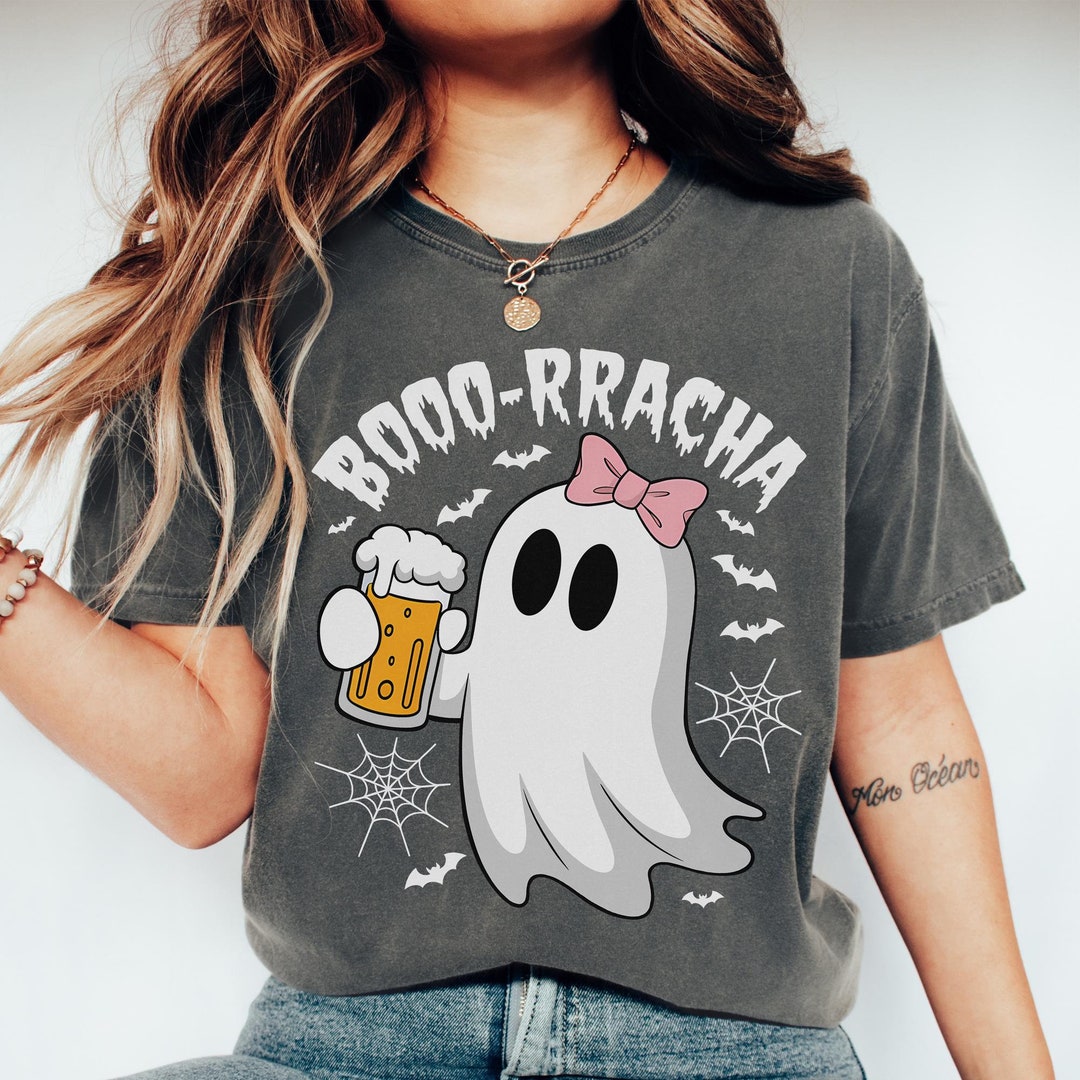 Boo-racha Shirt Cute Ghost Beer Party Funny Halloween Costume - Etsy