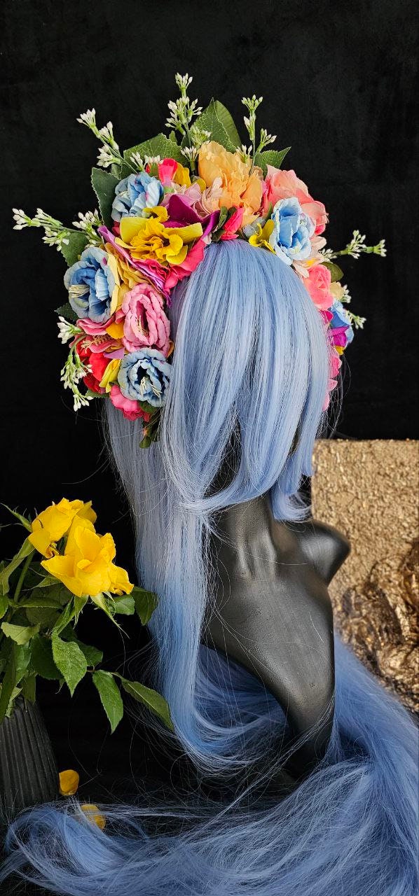 Easter Headband, Flower Crown, Halo Crown, Sunburst Crown, Flowers ...