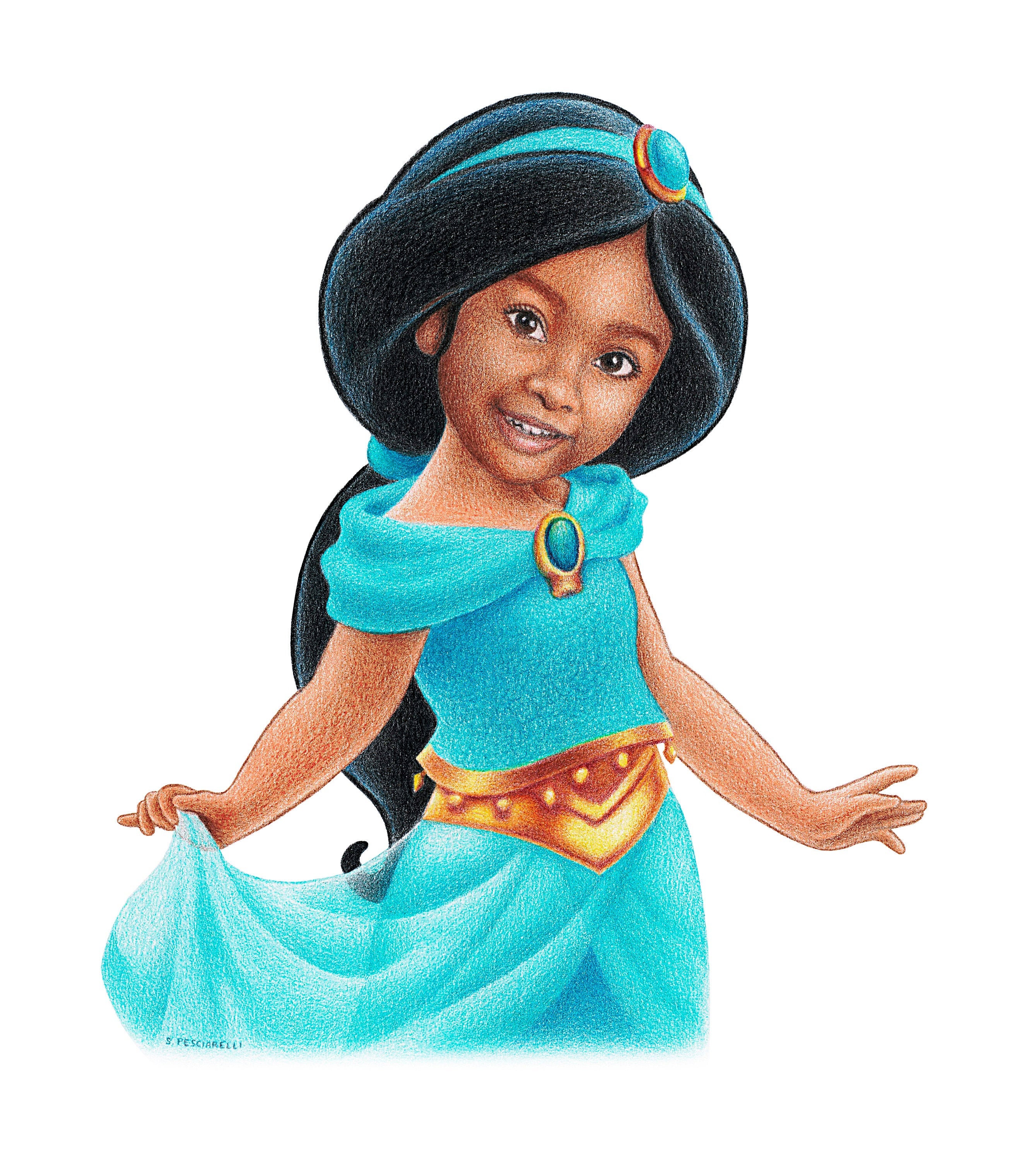 Personalized Character Pencil Drawing color Drawing. | Etsy