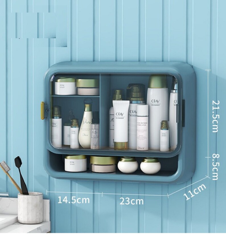 Wall Mounted Kitchen Storage Shelf Bathroom Storage Box - Etsy