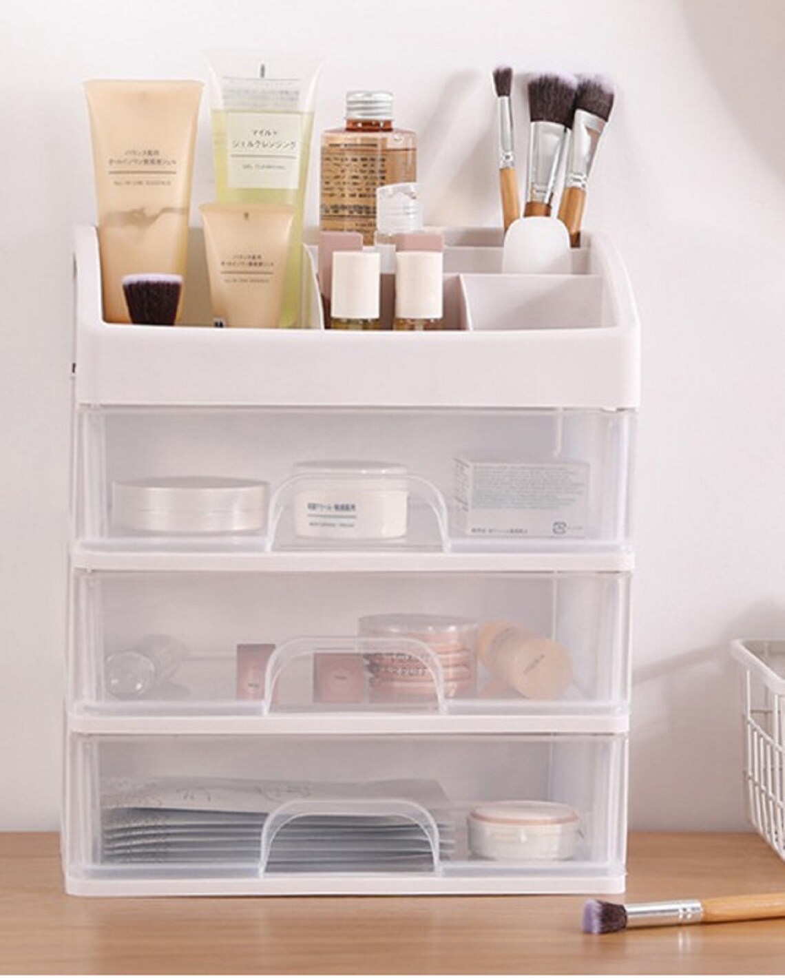 Desktop Storage Box 2 Layer or 3 Layer Craft Cabinet household | Etsy