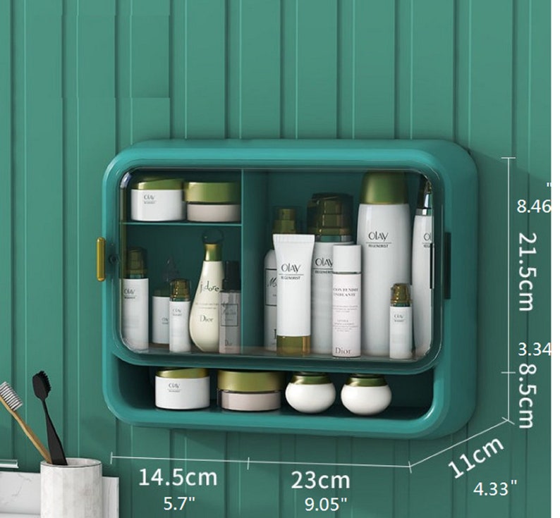 Wall Mounted Kitchen Storage Shelf Bathroom Storage Box | Etsy