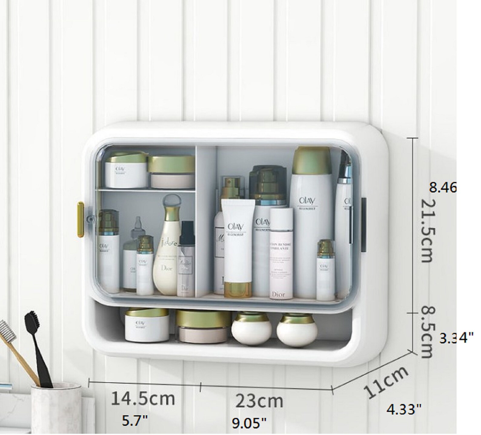 Wall Mounted Kitchen Storage Shelf Bathroom Storage Box - Etsy