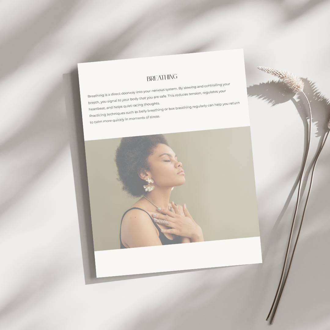 Breathing Exercises Bundle, Mental Health Coping Skills Worksheets ...
