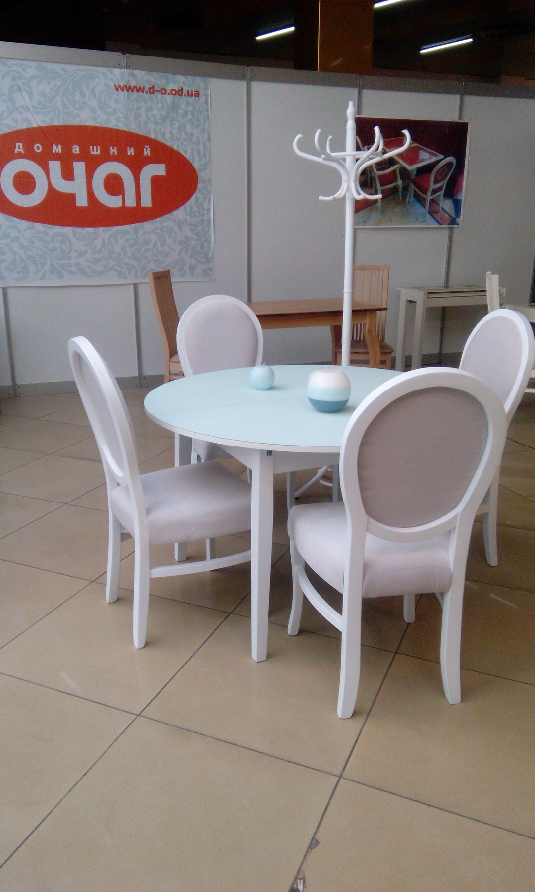 High Back Round Chair, Natural Wood, Art Deco, Handmade, Wood and ...